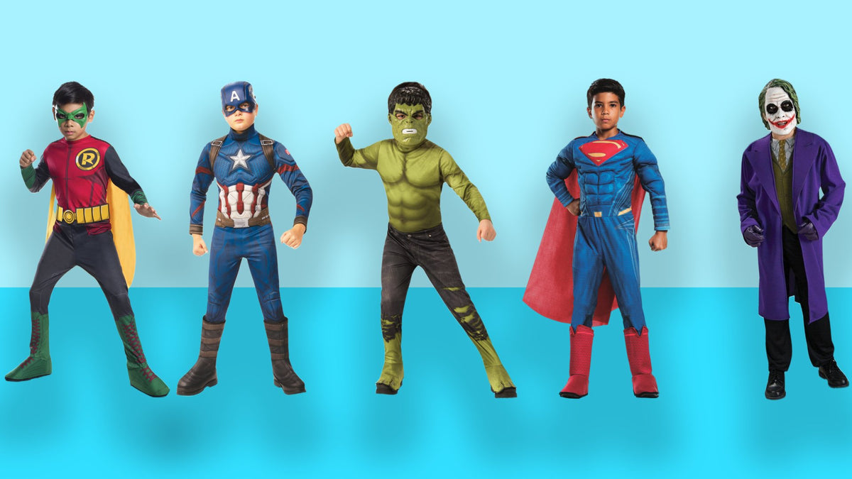 Superheroes & Villains Boys Costumes — The Costume Shop
