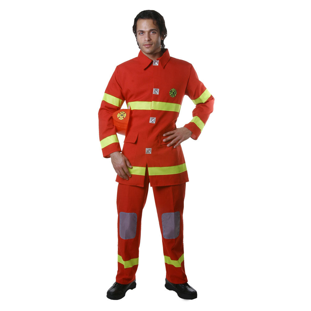 Blazing Valor Adult Red Firefighter | Costume-shop.com — The Costume Shop