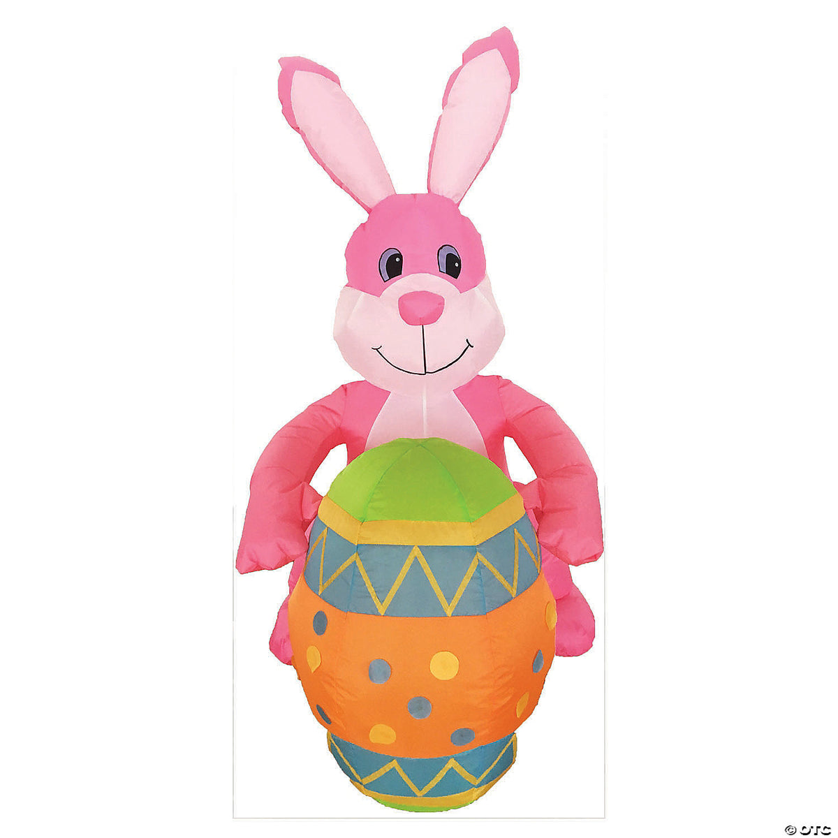 48" Blow Up Inflatable Easter Bunny with Egg Outdoor Easter Yard Decor ...
