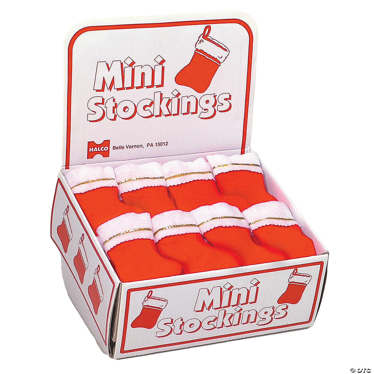 6" Mini Stockings in Display Box — The Costume Shop
