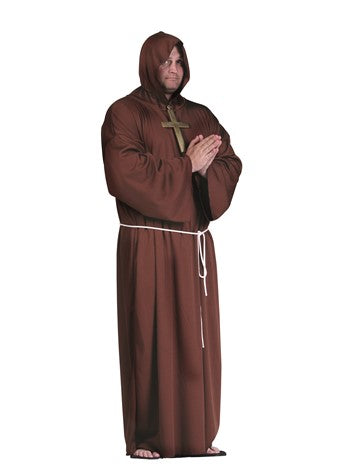 Men's Deluxe Brown Monk Robe | Costume-Shop.com — The Costume Shop