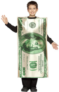 Cool Cash $100 Bill Kid's | Costume-Shop.com — The Costume Shop