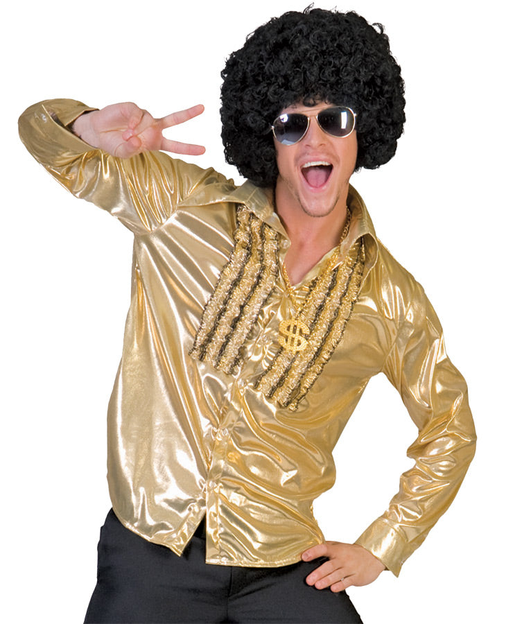 Saturday Night Gold Shirt | Costume-Shop.com — The Costume Shop