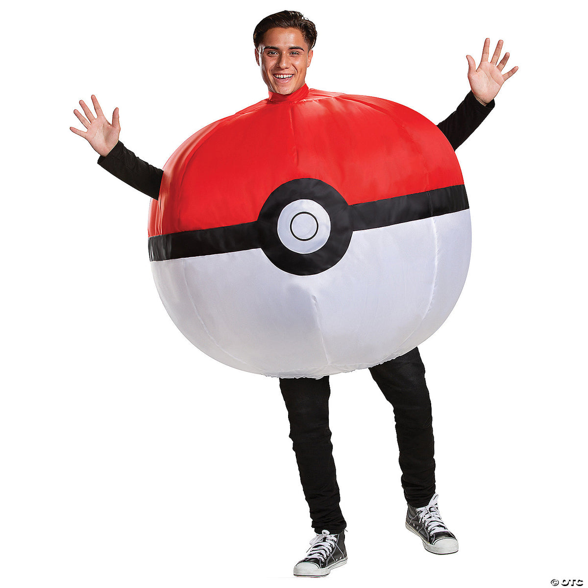 Adults Inflatable Poké Ball Costume One Size — The Costume Shop