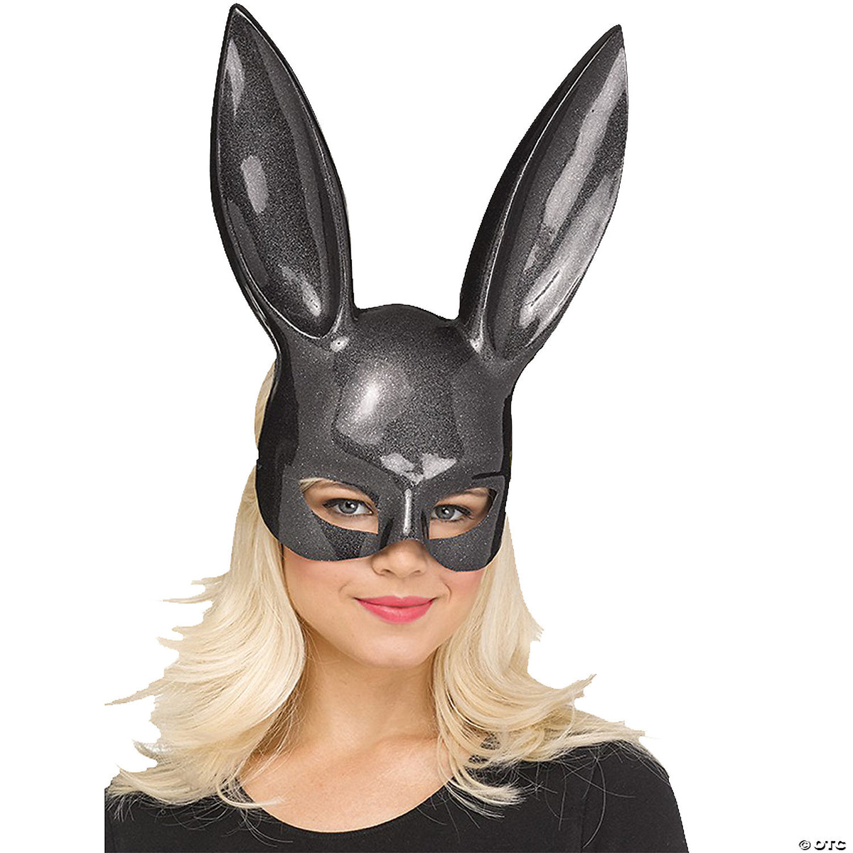 Black Glitter Bunny Mask | Costume-shop.com — The Costume Shop
