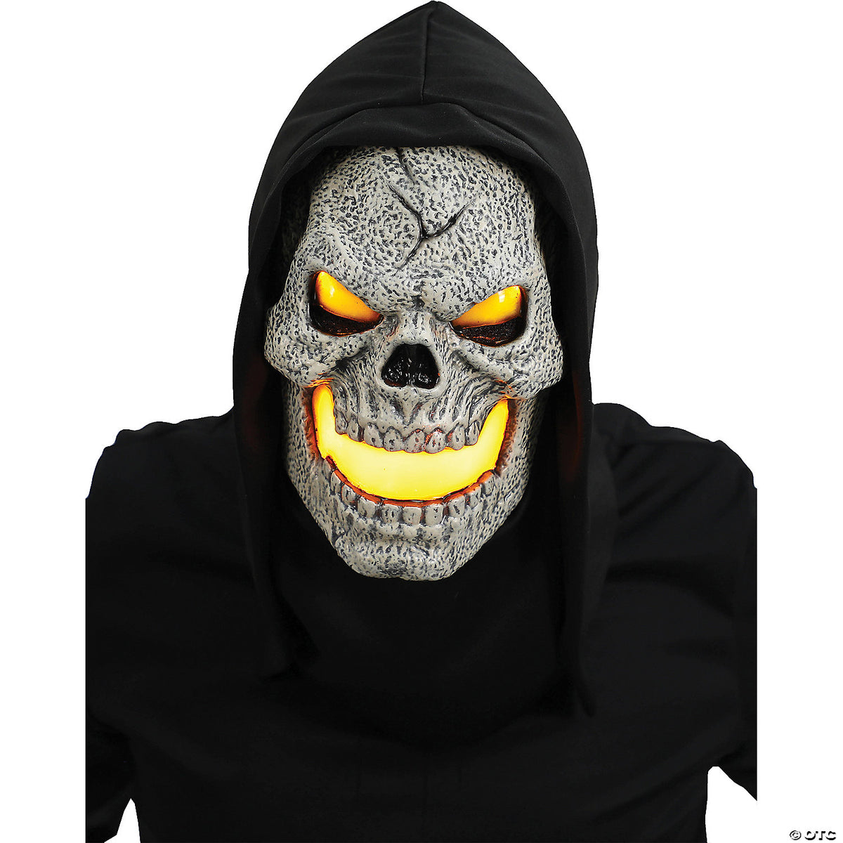 Flame Fiend Skull Yellow Mask | Costume-shop.com — The Costume Shop