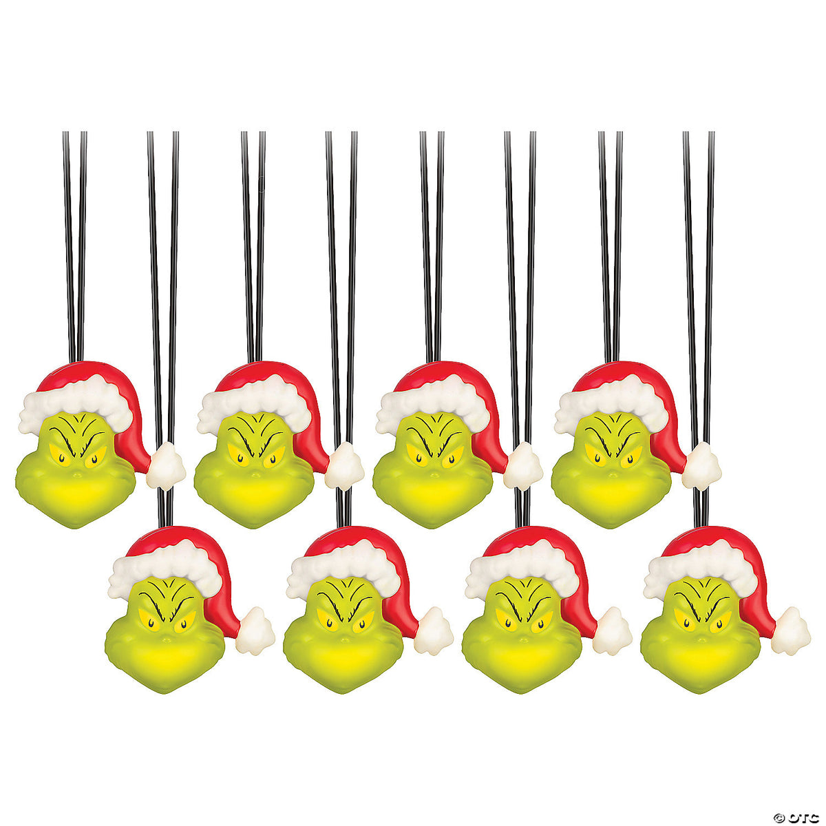 Grinch EmoteGlow Musical 8-Bulb Christmas Light String Decoration — The ...