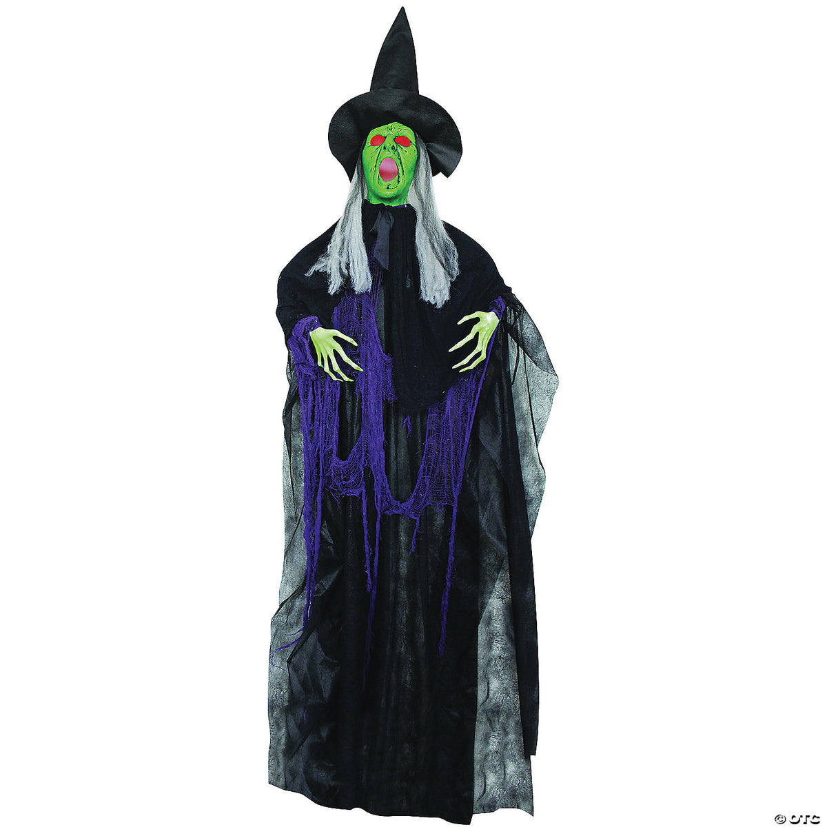 72" Hanging Sonic Witch Decoration — The Costume Shop