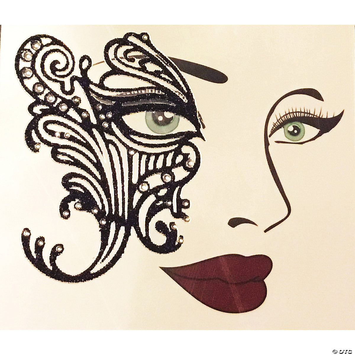 Lace Eye Decal — The Costume Shop