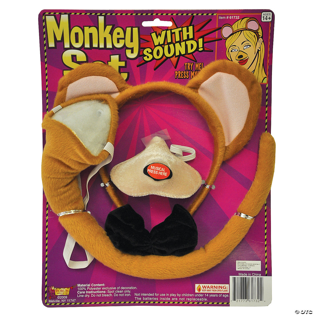 Monkey Costume Kit — The Costume Shop