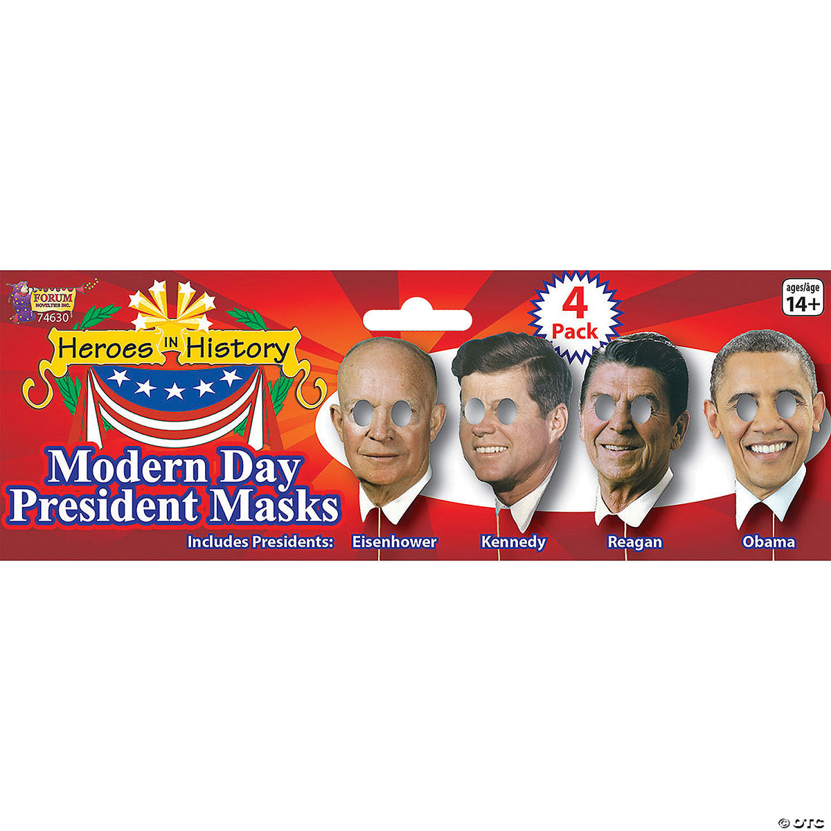 President On Stick Masks — The Costume Shop