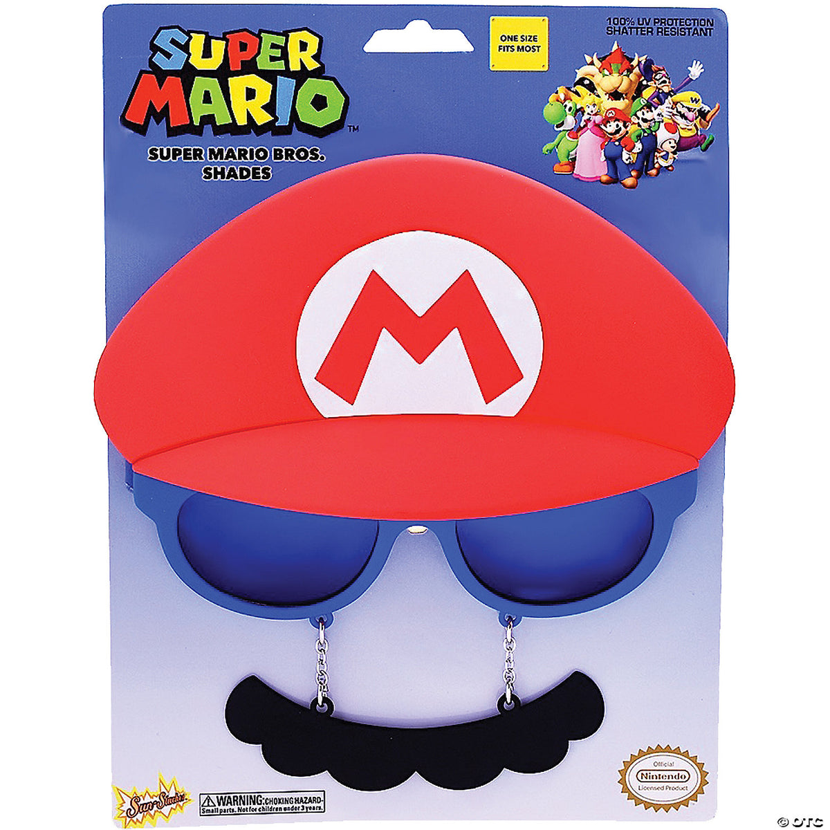 Super Mario Glasses - 1 Pc. — The Costume Shop