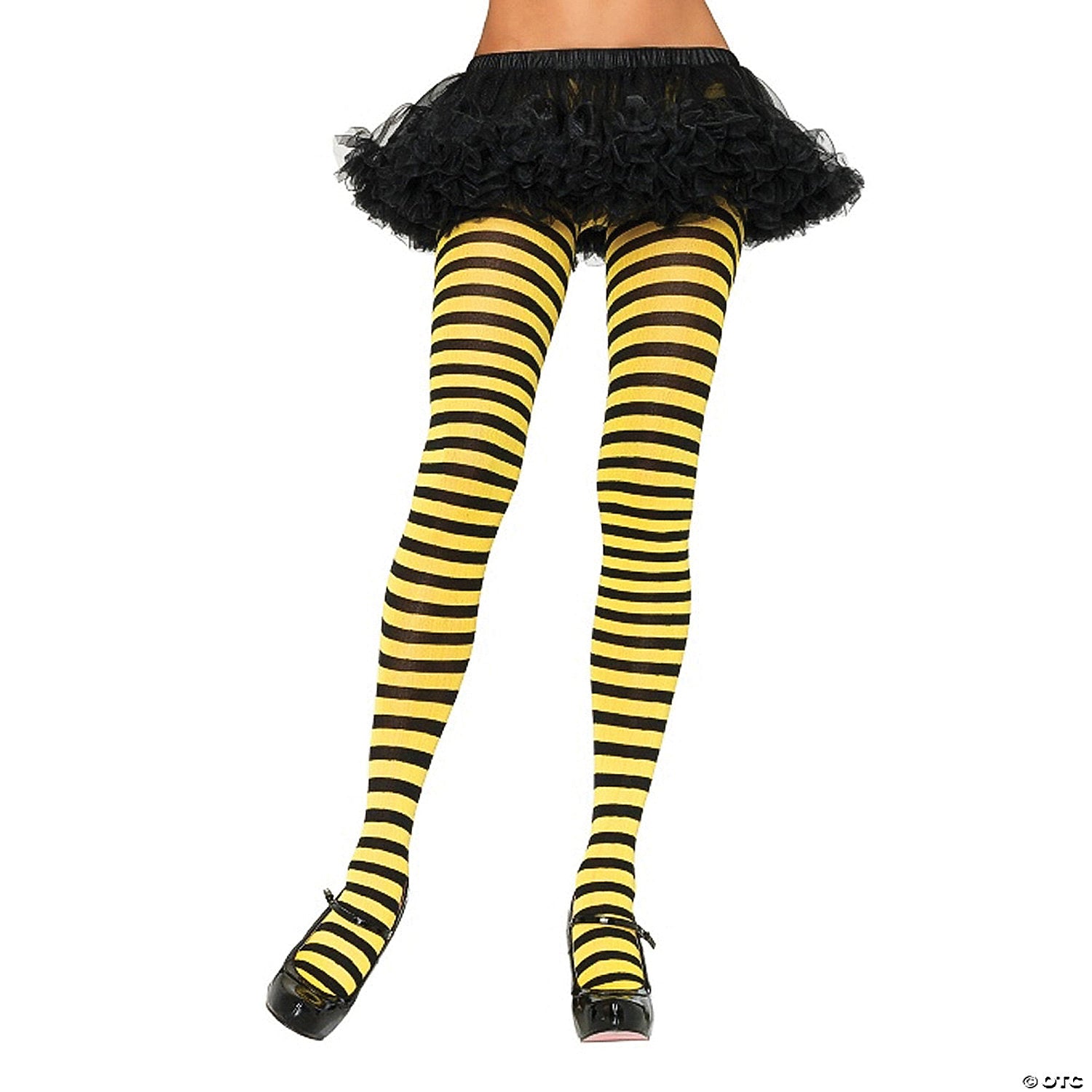 Women's Nylon Striped Tights | Costume-shop.com — The Costume Shop